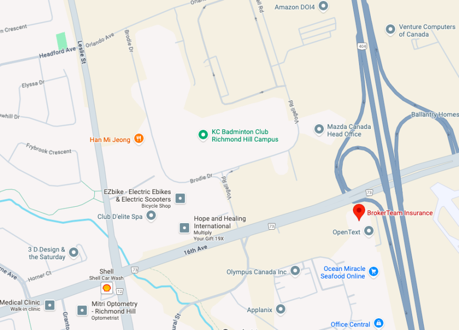 Richmond Hill Head Office | BrokerTeam Insurance